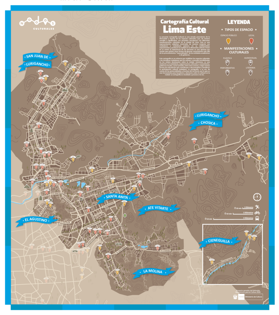 Estrenamos la Cartografía Cultural de Lima Este | Nodos Culturales Perú